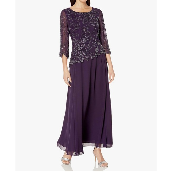 J Kara | Dresses | J Kara Beaded Formal Dress Evening Gown Special ...